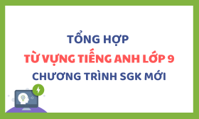 Tổng hợp từ vựng tiếng Anh lớp 9 theo chương trình SGK mới - TAK12 - (Tự) Học thêm & ôn thi tối ưu